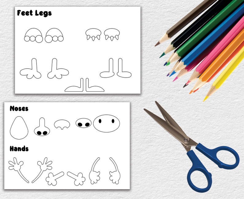 Build the Monster Template Printable Craft Sheets, Activity Sheets ...