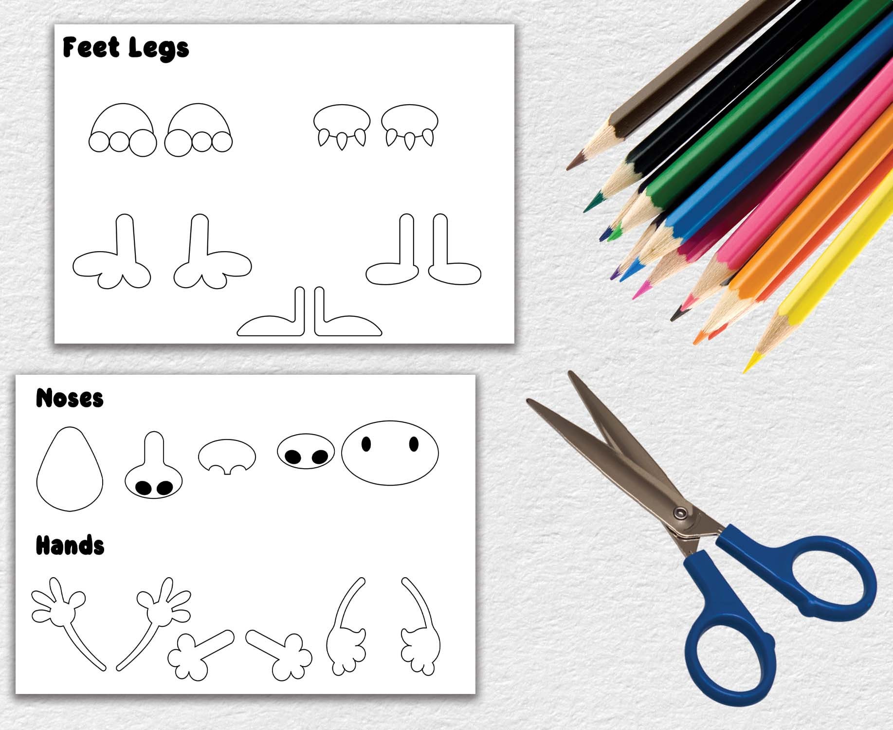 Build the Monster Template Printable Craft Sheets, Activity Sheets ...