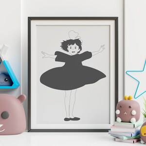 Kiki Svg, Kiki's Delivery Service Inspired SVG EPS PNG, Anime Svg, Kiki ...