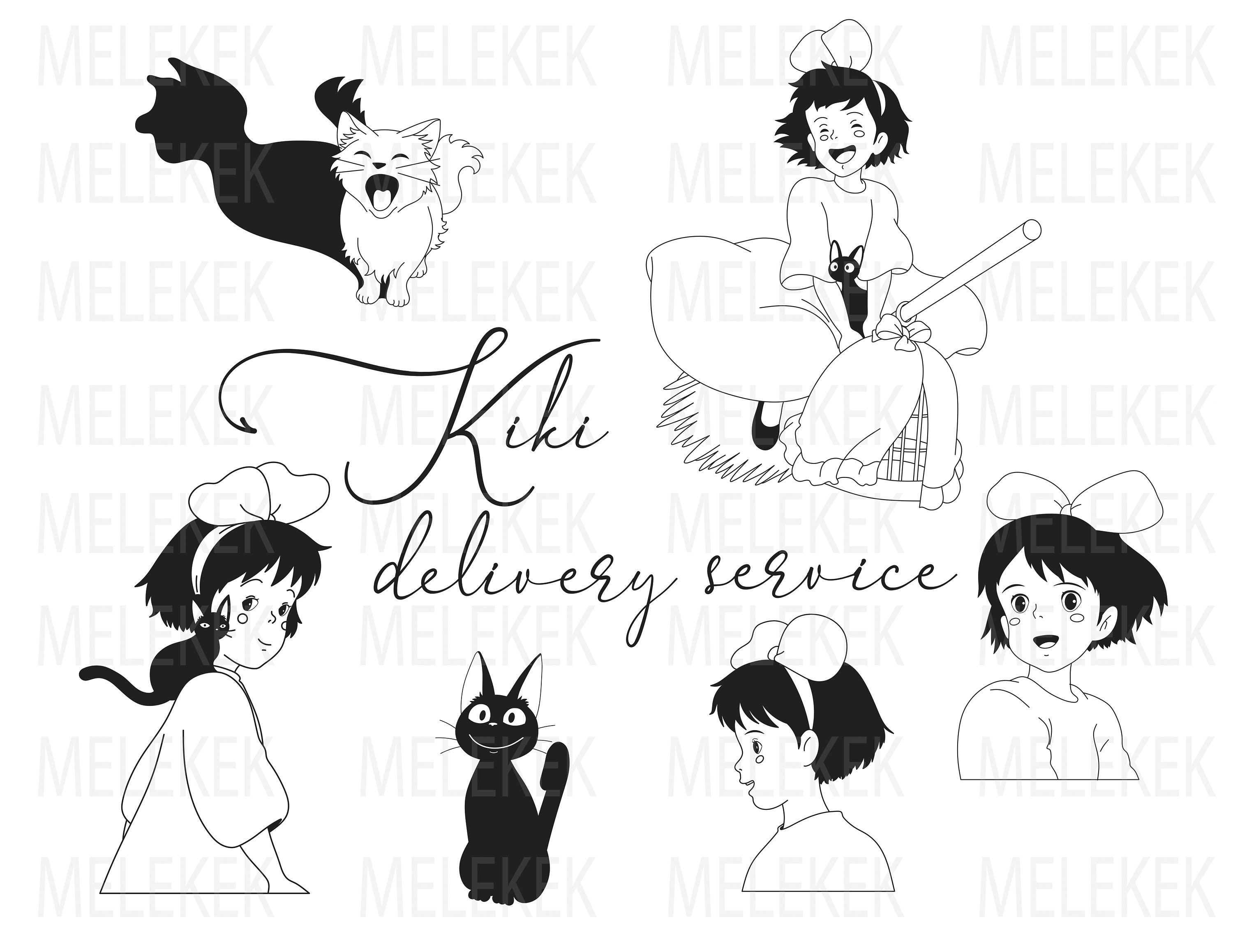 Kiki Svg Kiki's Delivery Service Inspired SVG EPS PNG - Etsy