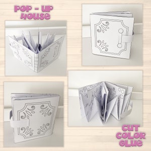 Haunted Halloween Witch Pop-up Paper House Book, Haunted House to Print ...