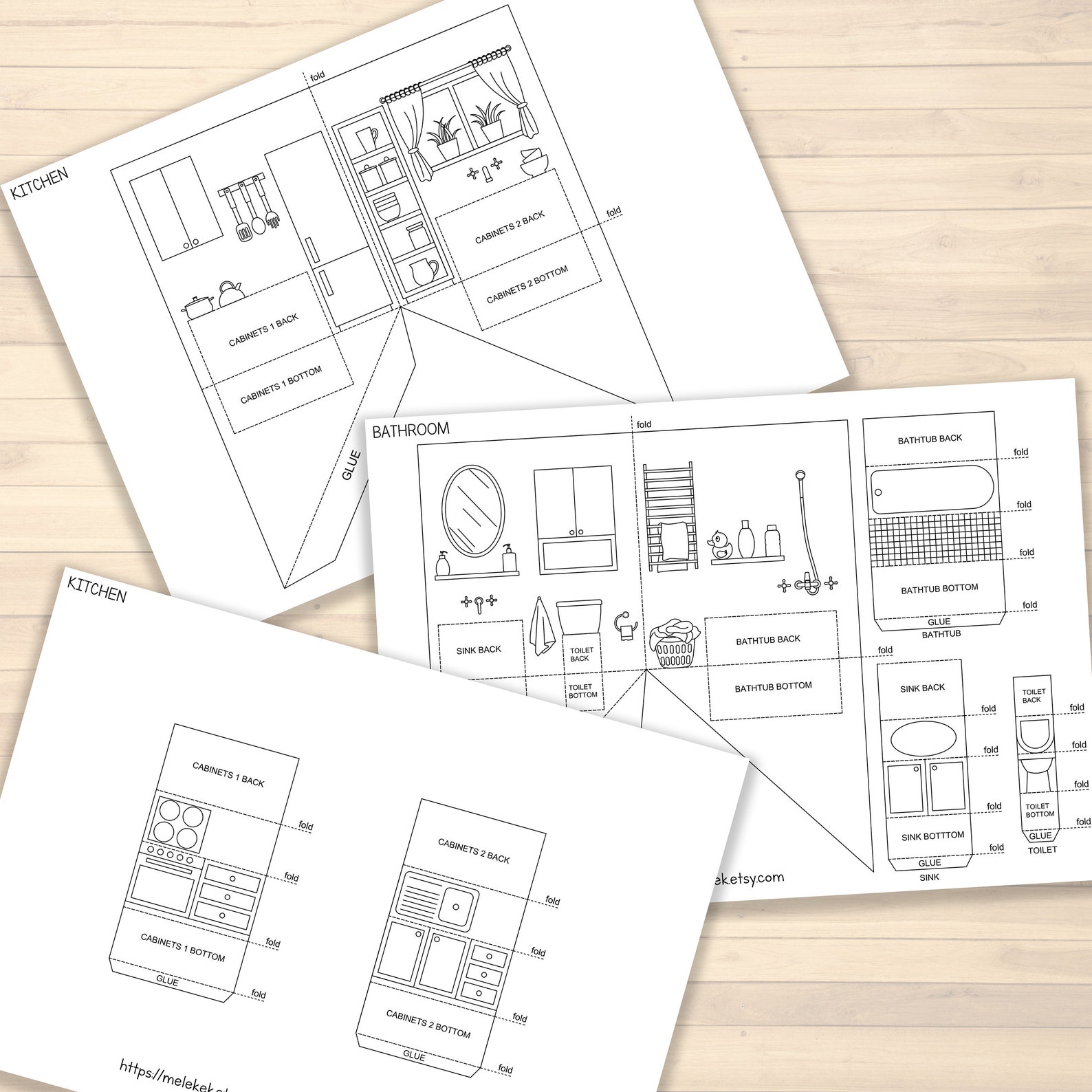 Pop-up Paper House Template Printable Craft Sheets, Activity Sheets ...