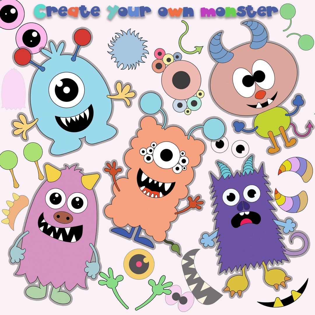 Build the Monster Template Printable Craft Sheets, Activity Sheets ...