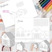 Paper House and Doghouse Template Printable Craft Sheets, Paper Craft ...
