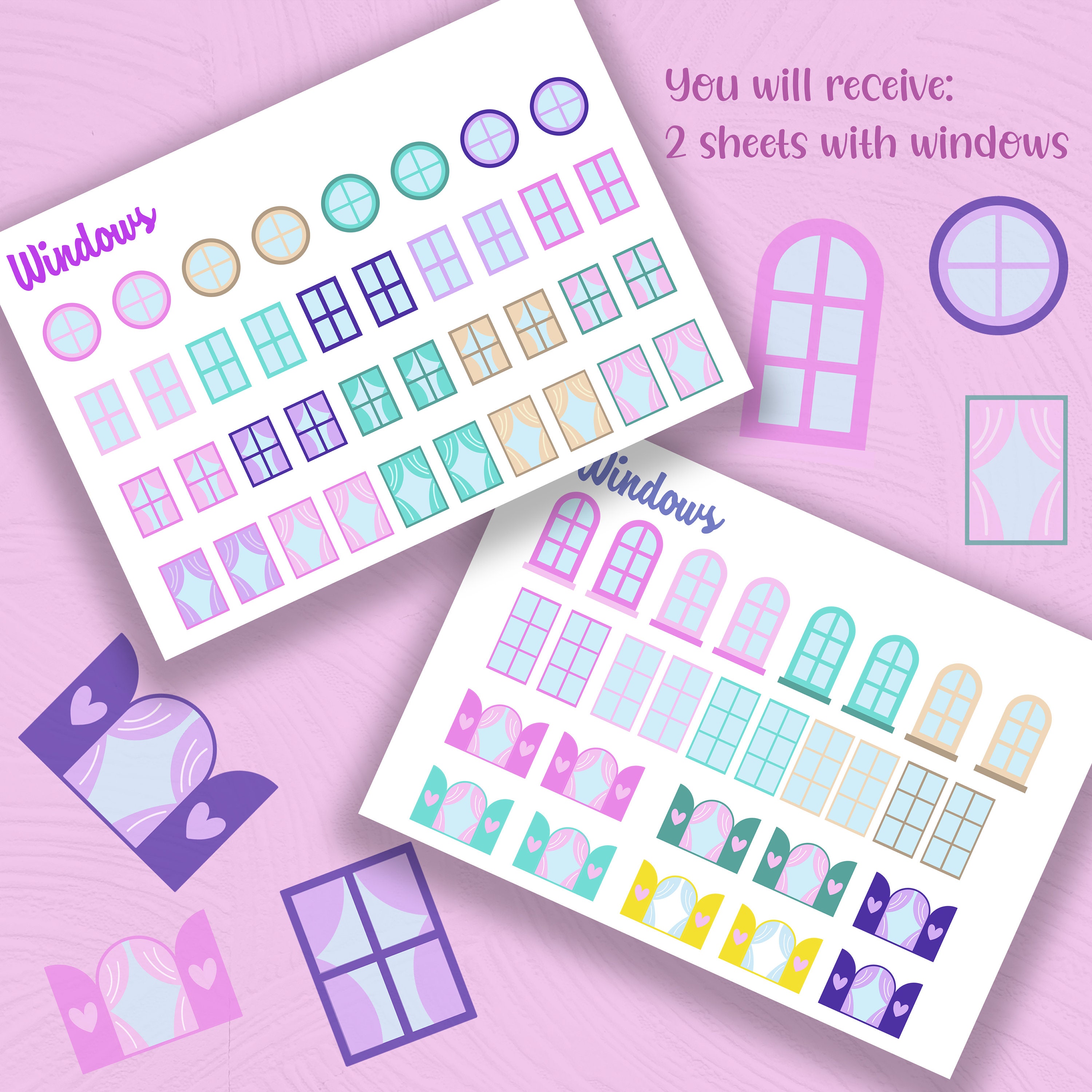 Paper Houses Template Printable Craft Sheets, Create Your Houses, Paper ...