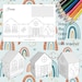 Paper House and Doghouse Template Printable Craft Sheets, Paper Craft ...