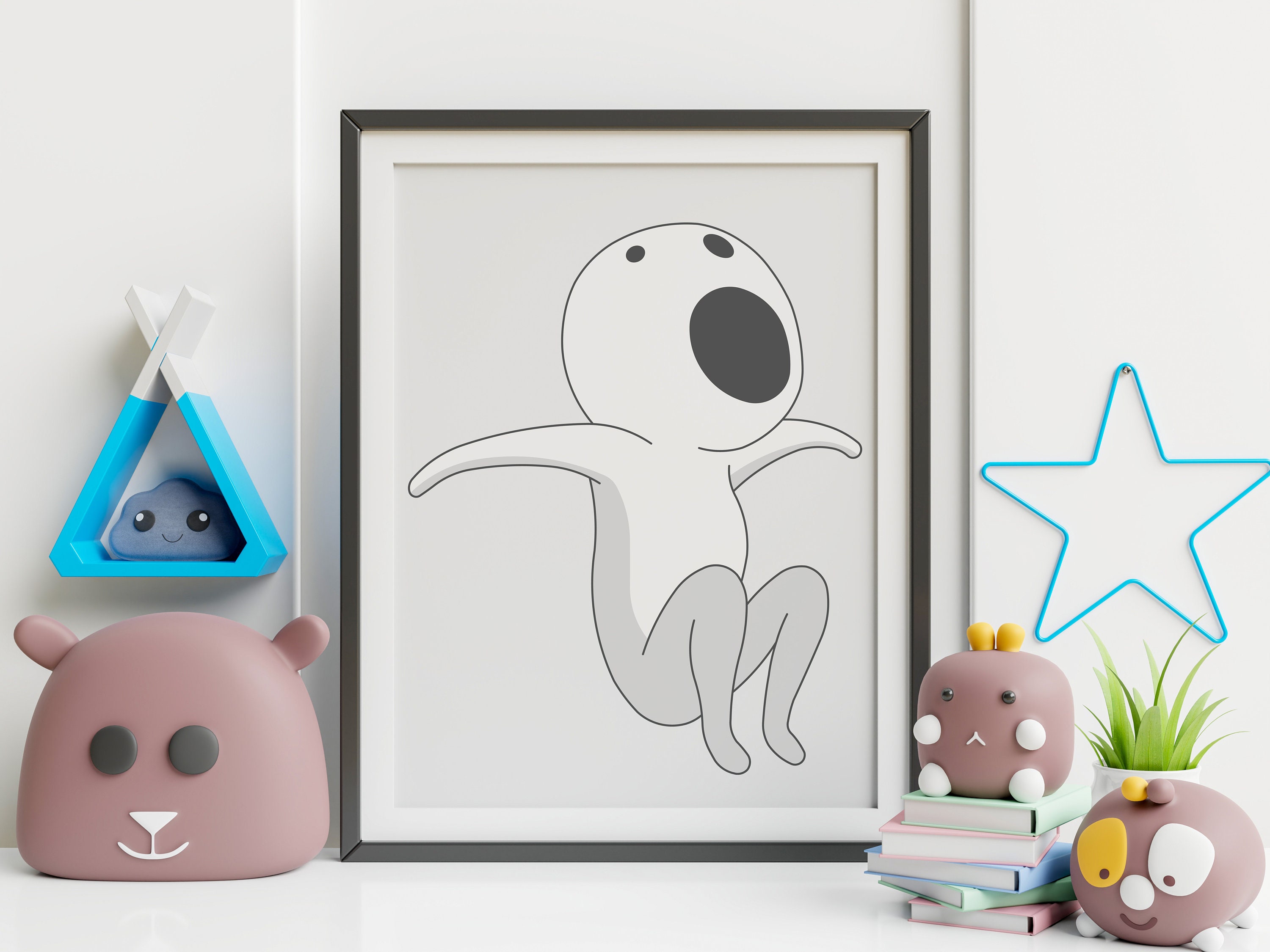 Kodama Forest Spirits Princess Mononoke SVG EPS PNG, Anime Svg, Kodama ...