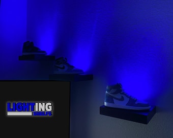 LED Shelf Basketball Jordan, NBA, Shoe Rack, Bulls, Lakers, Lebron ...