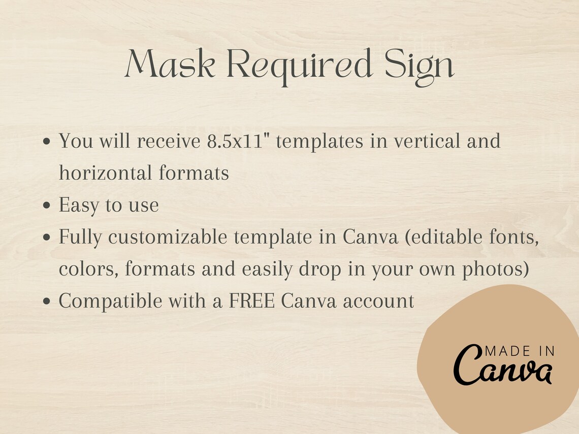Mask Required Sign for Business | Custom Mask Sign | Mask Required to ...
