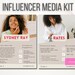 3 Page Influencer Media Kit Tiktok Influencer Rate Sheet Influencer ...