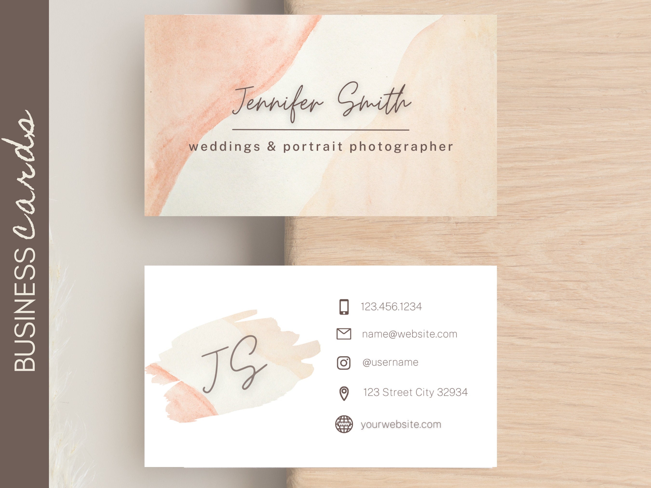 Etsy Business Card Fonts
