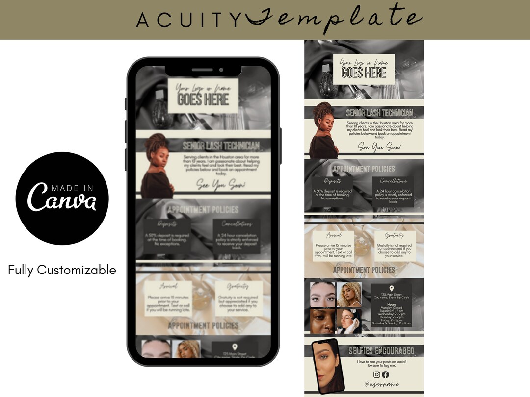Acuity Scheduling Template | Acuity Booking Site Design | Acuity ...