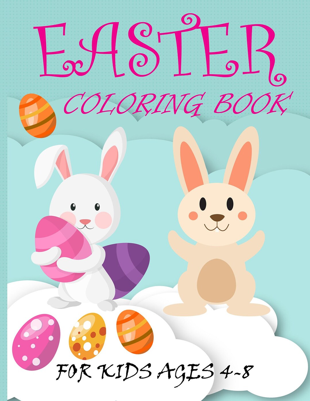 Easter for Kids Coloring Book - Etsy