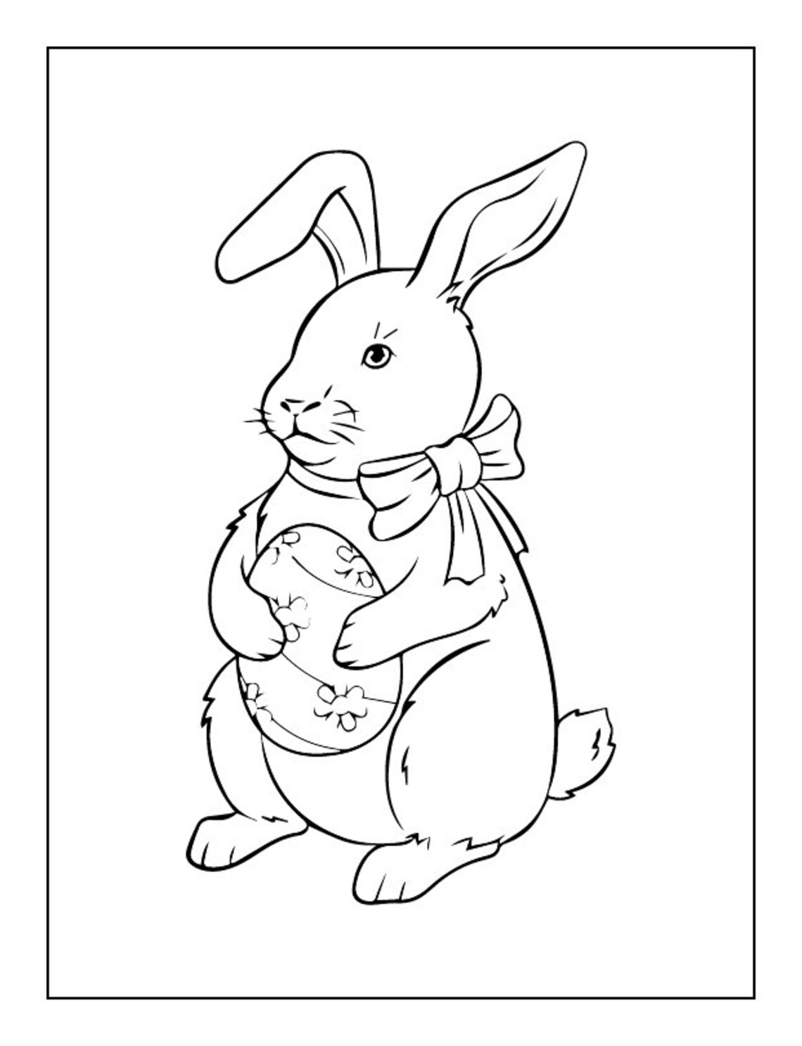 Easter Coloring Pages, Printable Coloring Pages, Easter Kids Activity ...