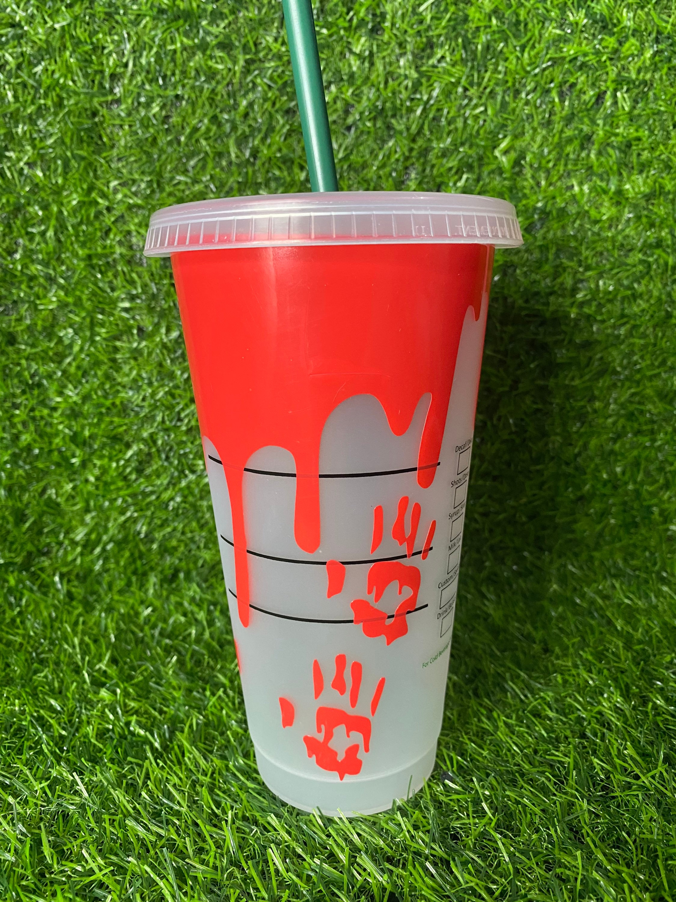 Starbucks Horror Reusable Cold Cup - Etsy