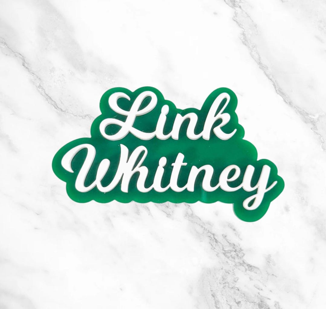 Links Lapel Pin | Links Pin | Name Pin - Etsy
