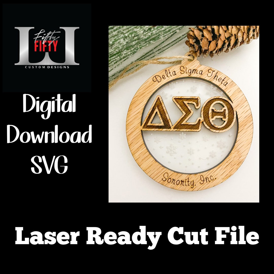 Delta Ornament SVG - Etsy