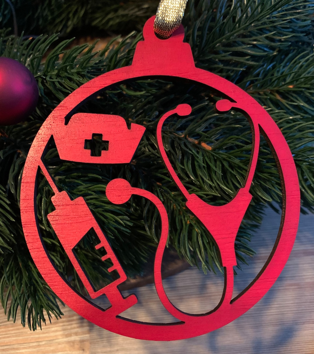 Digital Download for Nurse Ornament Laser Cut SVG File - Etsy