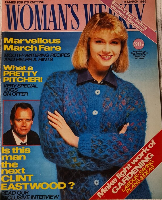 Woman's Weekly Vintage Magazine 1986 - Etsy