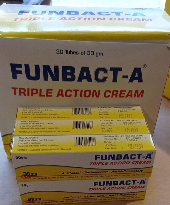 X2 Triple Action Cream FUNBACT A - Etsy