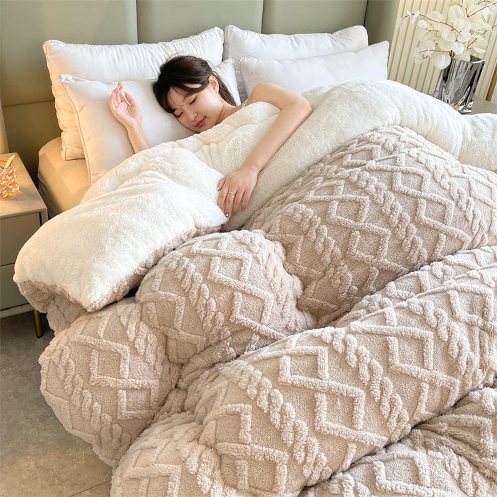Warm Weighted Blanket, Fuzzy Blanket, Sherpa Blanket, Fuzzy Blanket ...