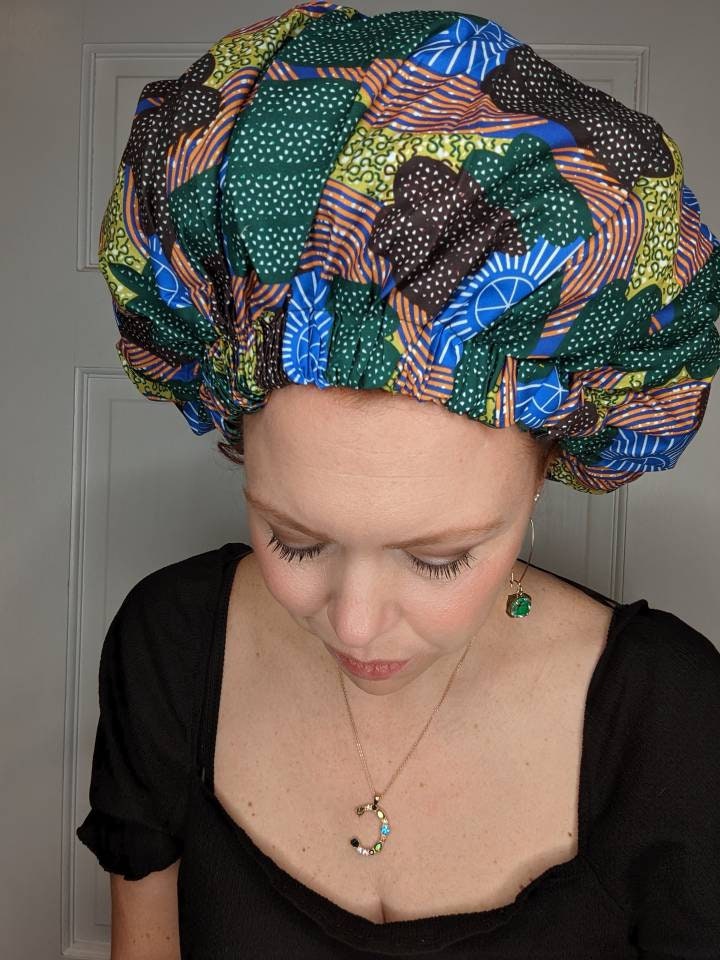 Satin Bonnet for Curly Hair. Extra Large Sleeping This Bonnet is One ...