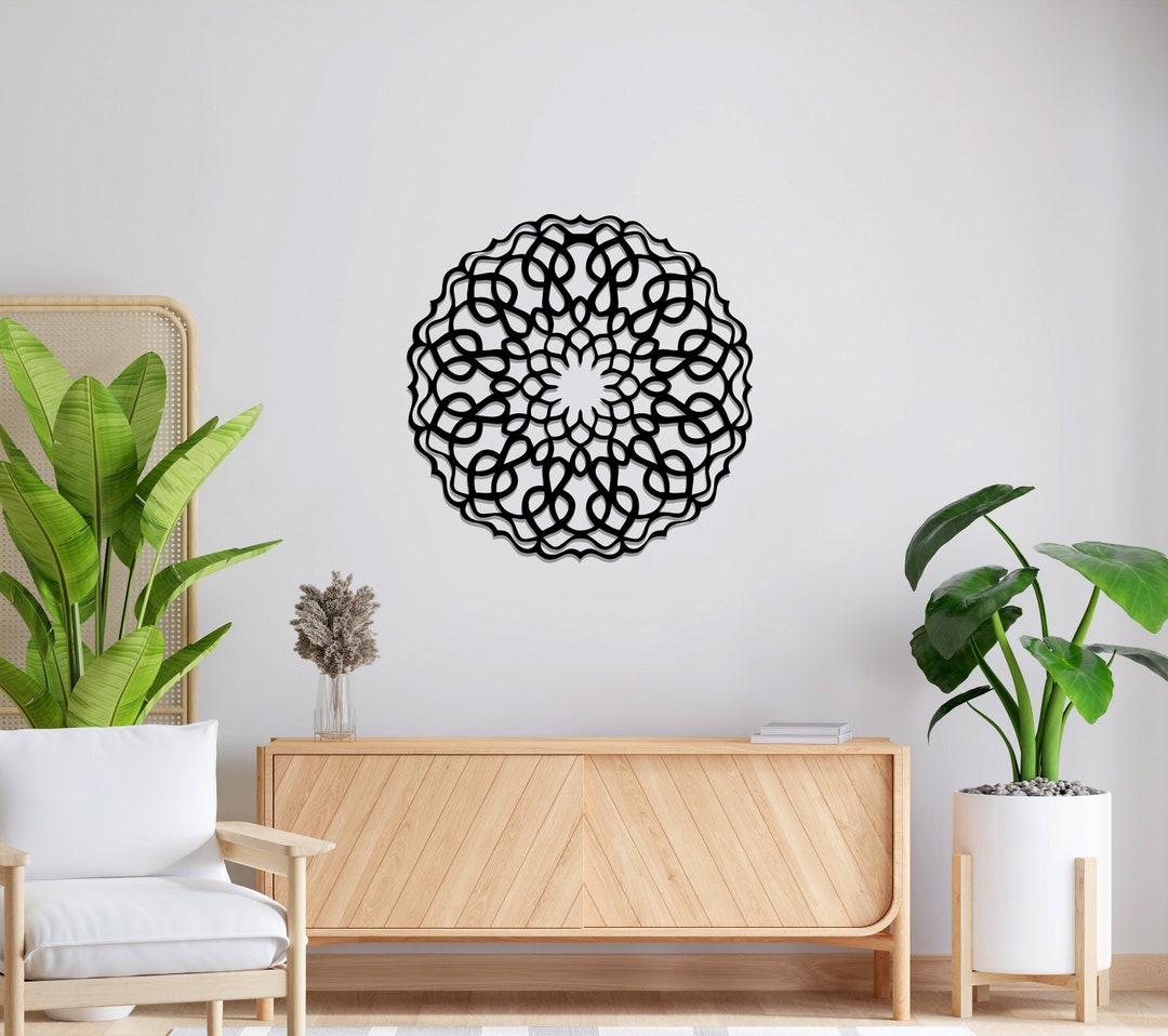 Metal Mandala Decor, Mandala Wall Art, Metal Wall Art, Home Office ...
