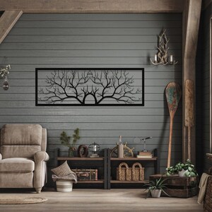 Metal Large Tree Decor, Tree of Life Wall Art, Metal Wall Art, Home ...
