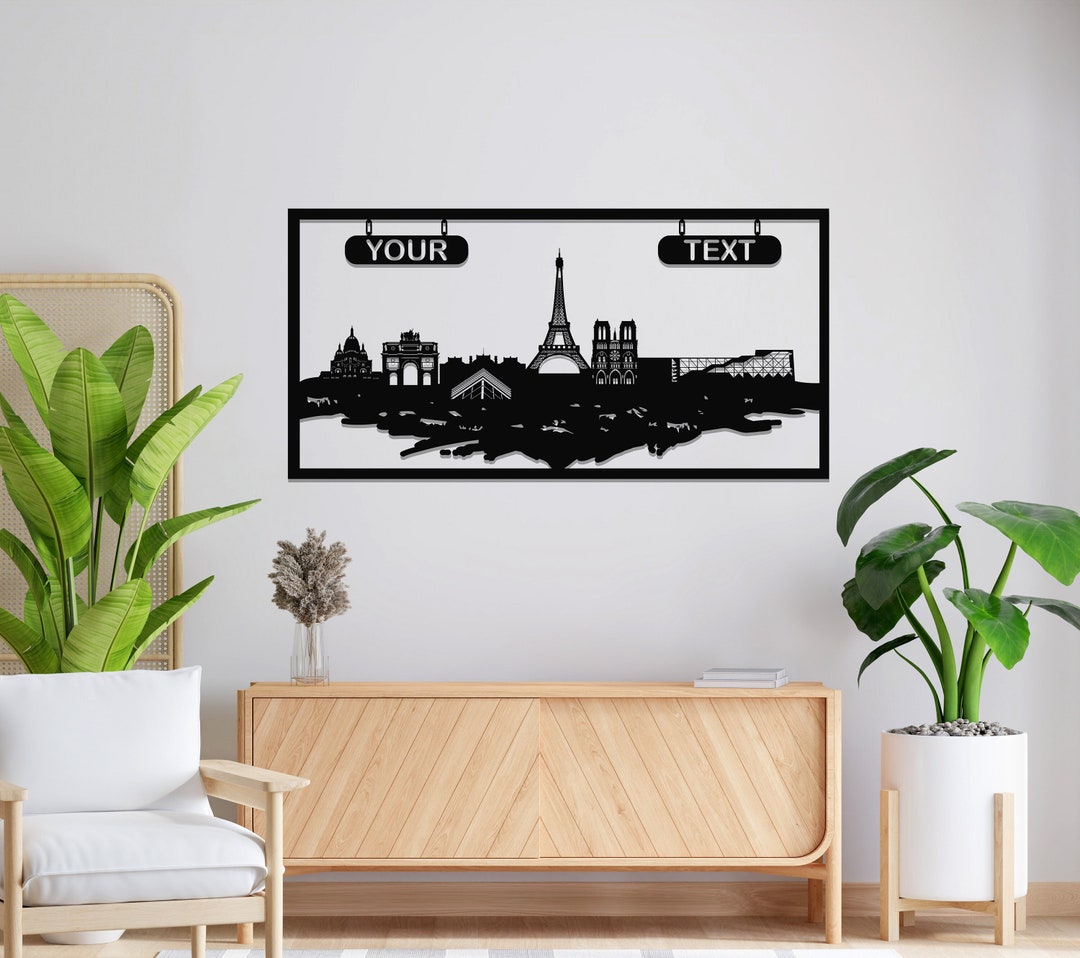 Metal Personalized Paris Decor, Personalized Wall Art, Metal Wall Art ...