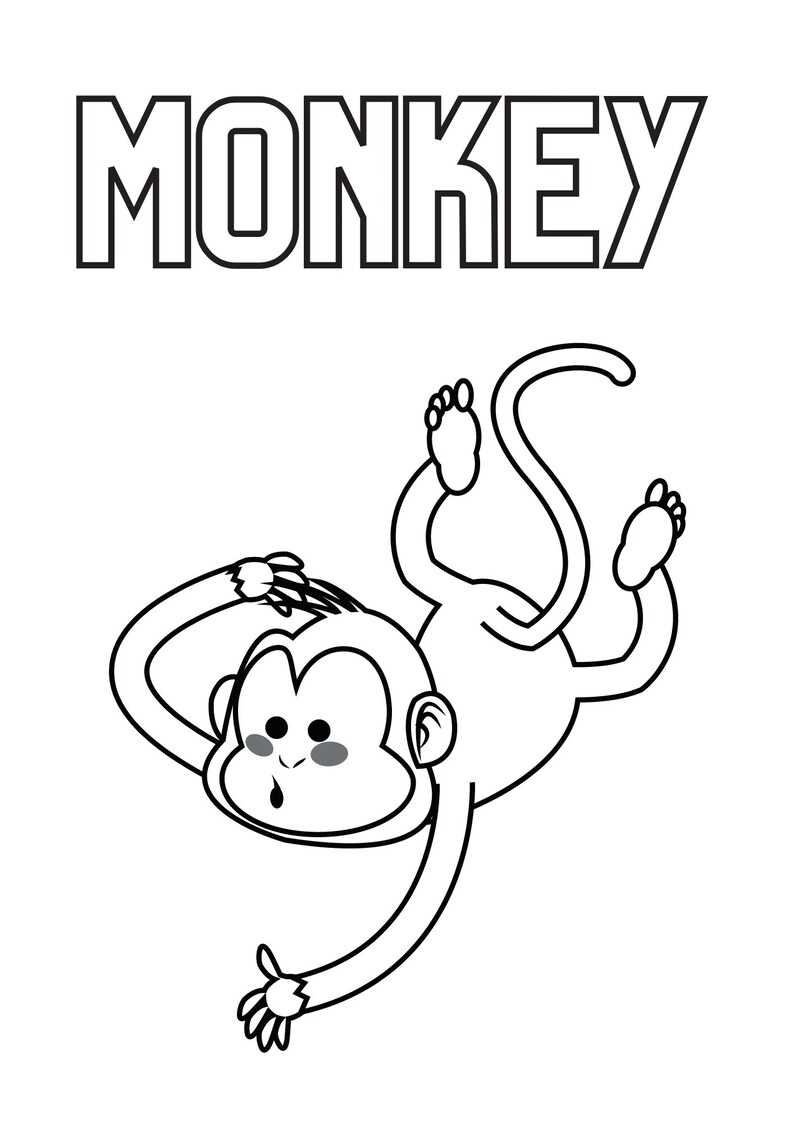 At the Zoo Colouring Pages, Colouring Book, Colouring Activity, Zoo ...