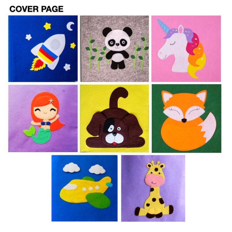 Personalised Quiet Book, Custom Busy Book, Felt Activity Book ...