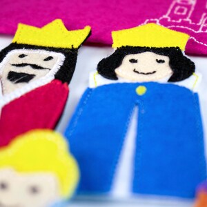 FAIRY TALE Felt Finger Puppet Set, Educational Activities for Toddlers ...