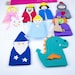 FAIRY TALE Felt Finger Puppet Set Educational Activities for - Etsy