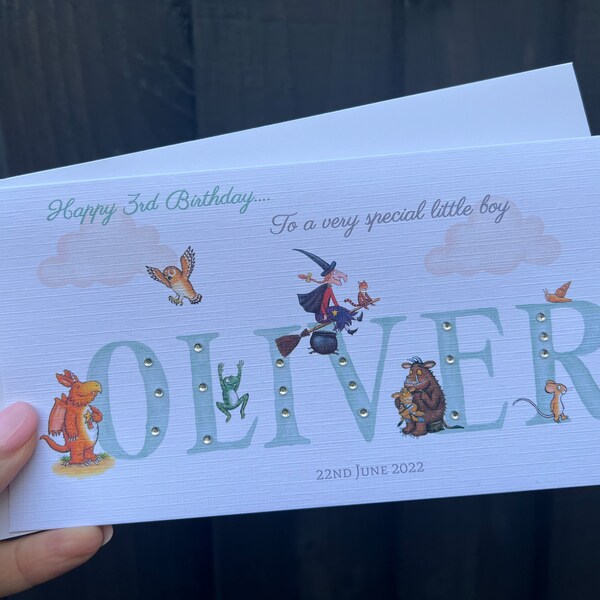 Gruffalo Birthday Card - Etsy UK