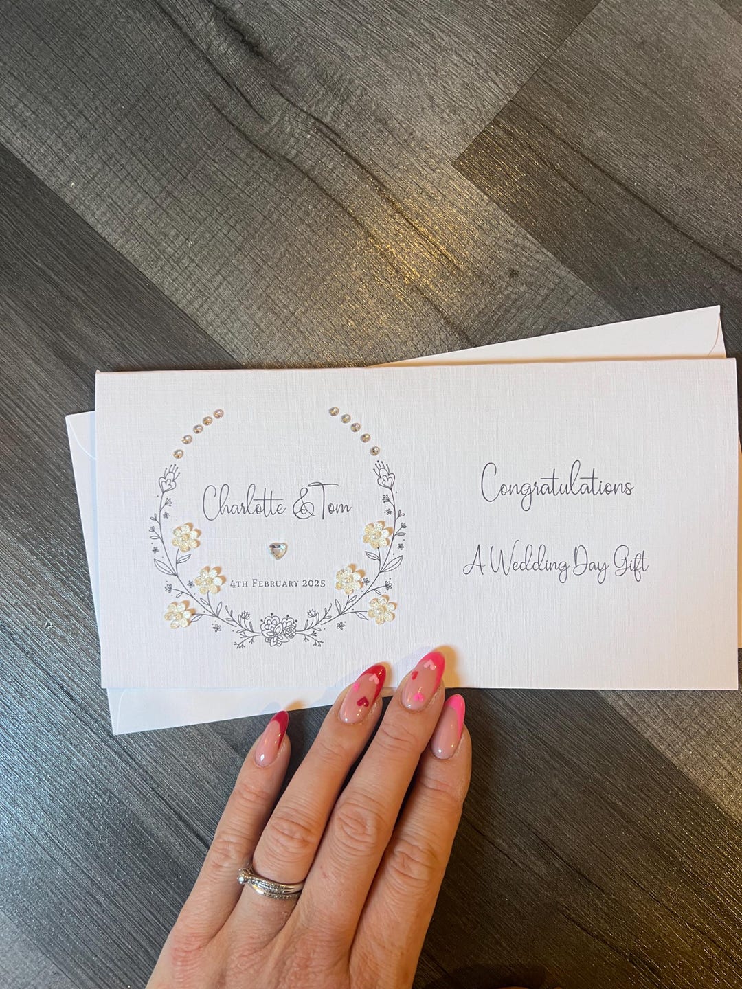 Personalised Wedding Gift, Money, Voucher Wallet. - Etsy UK