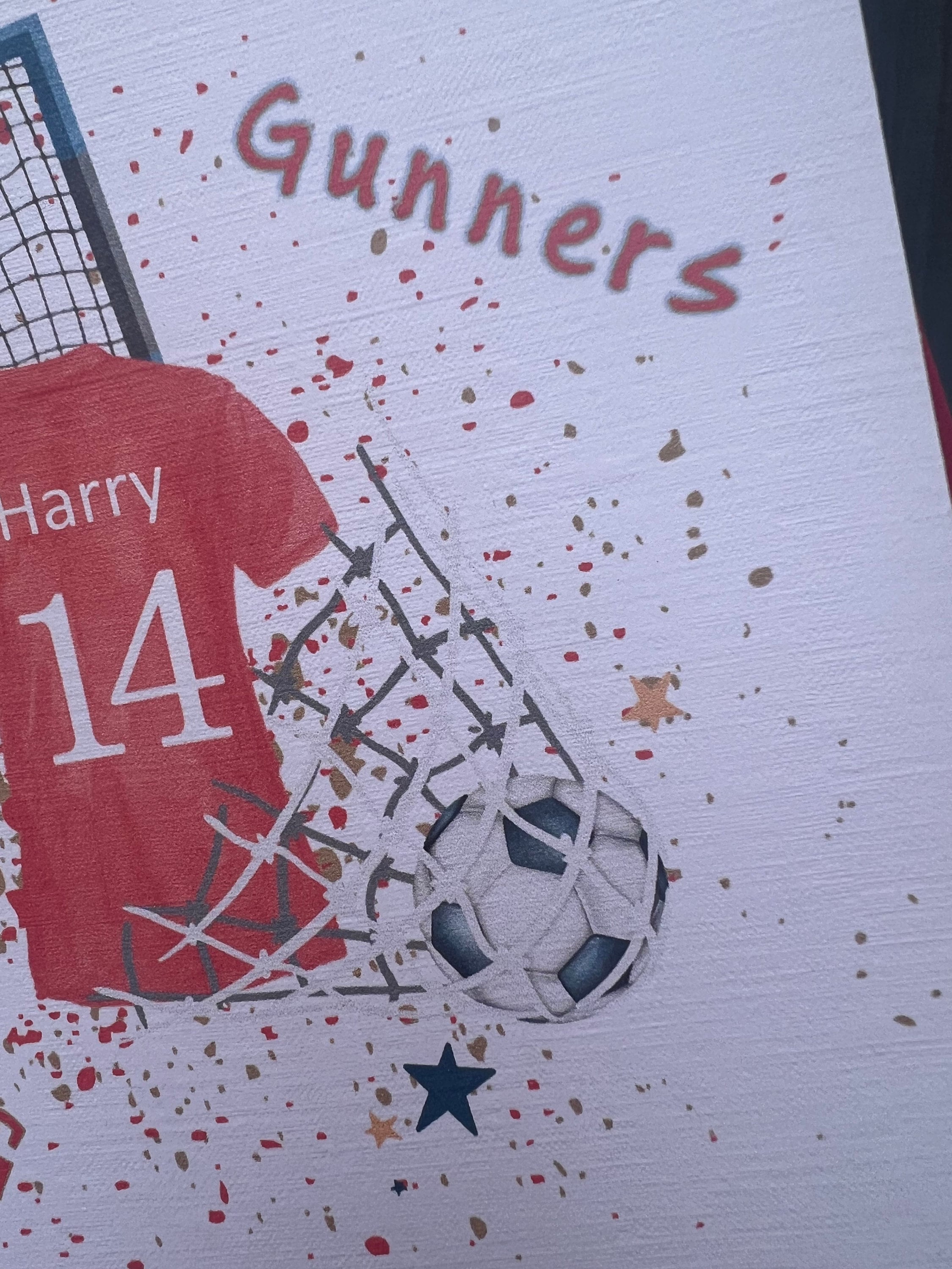 Personalised Handmade ARSENAL Football Club Themed Birthday - Etsy UK