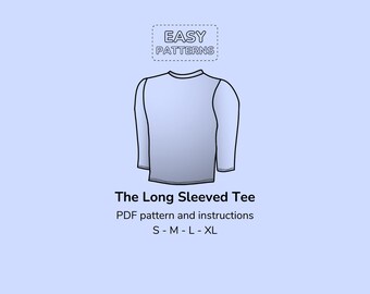 Long Shirt Pattern | Etsy