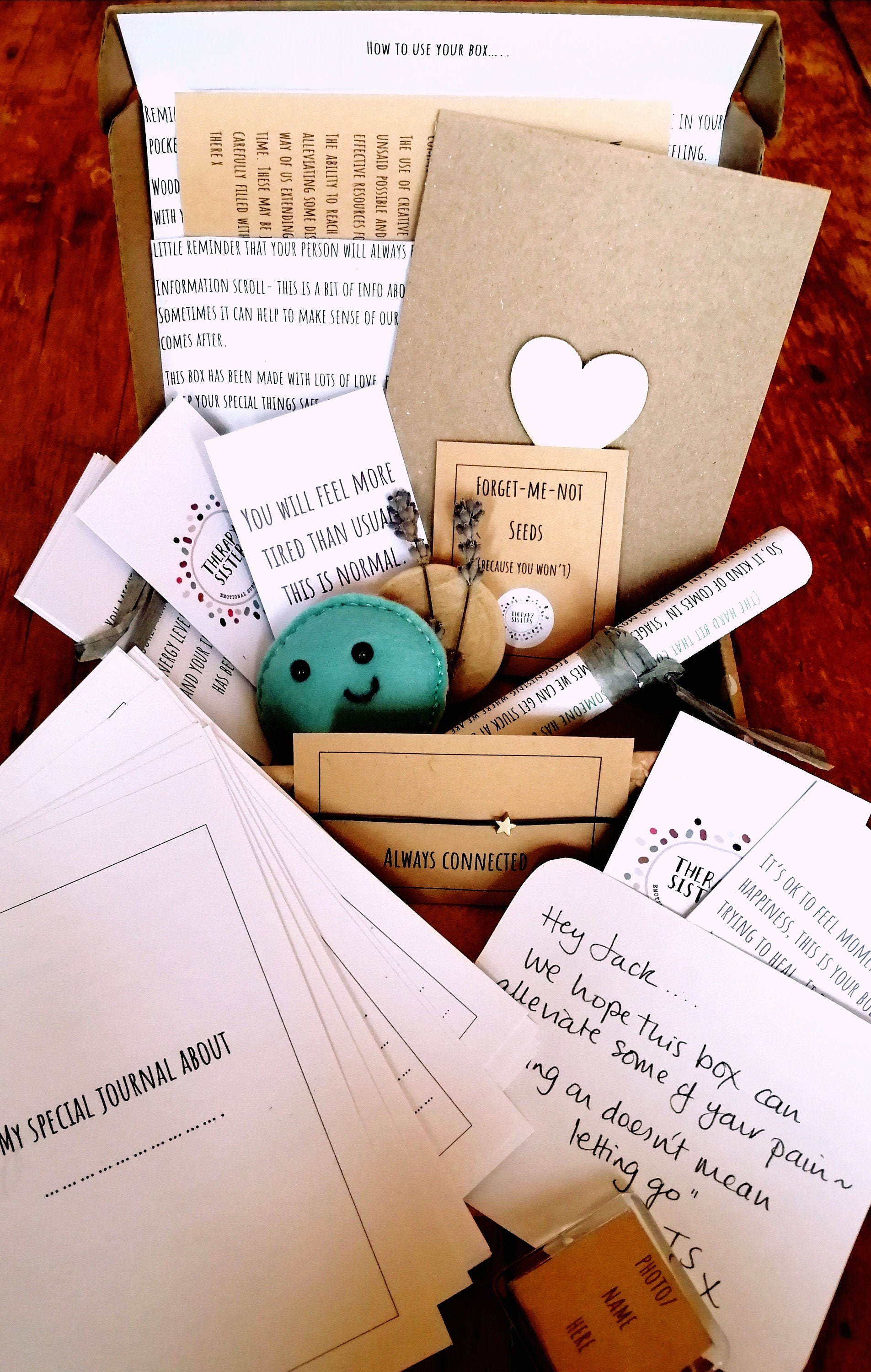 Emotional Support in a Box- Bereavement, Gift, Children, Anxiety, Grief ...