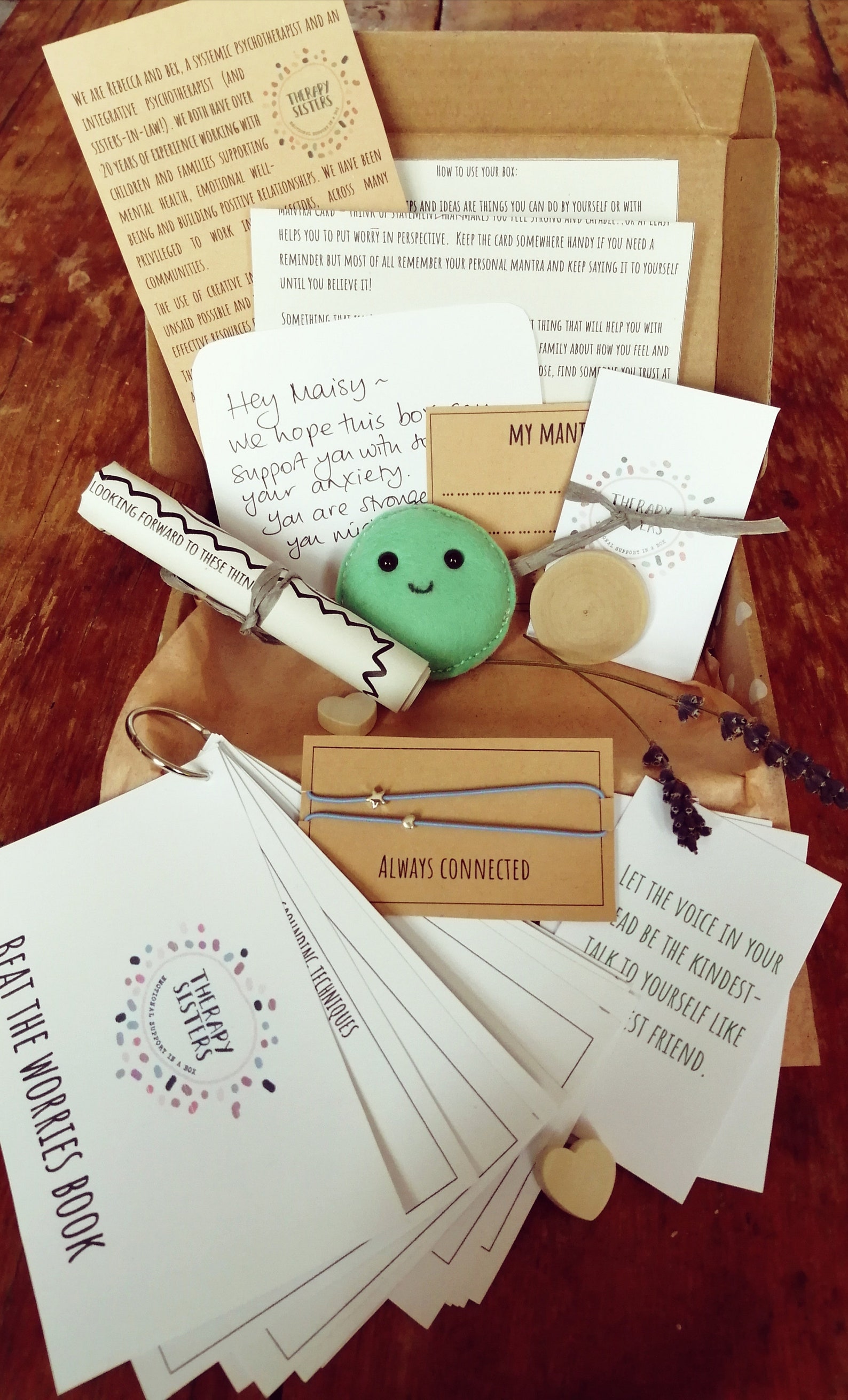 Emotional Support in a Box Bereavement, Gift, Children, Anxiety, Grief ...