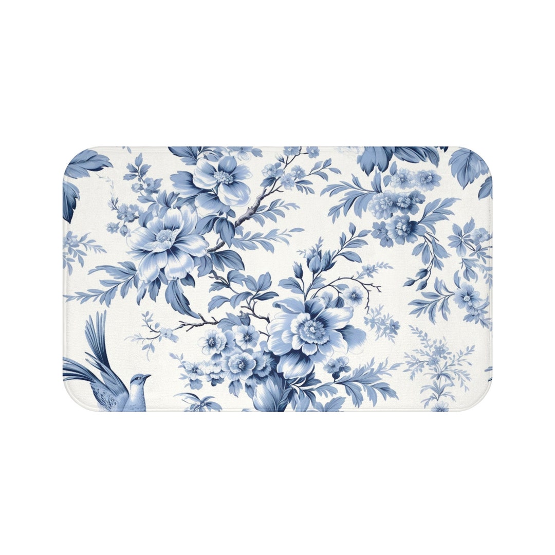 Classic French Blue Toile Farmhouse French Country Elegant - Etsy