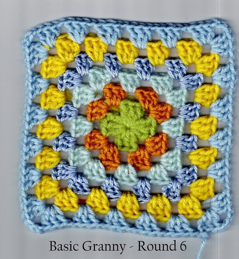 Classic Granny Square Crochet Pattern Beginner Friendly Tutorial ...
