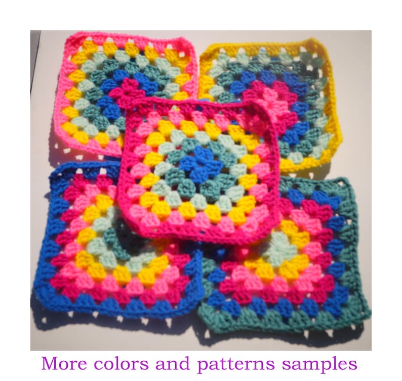 Classic Granny Square Crochet Pattern Beginner Friendly Tutorial ...