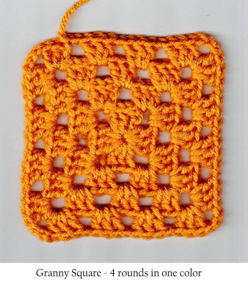 Classic Granny Square Crochet Pattern Beginner Friendly Tutorial ...