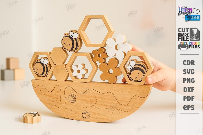 3d Balancing Game Laser Cut Bundle, Kids Board Game, Montessori Game ...