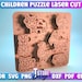 Children Puzzle Laser Cut | Children SVG Design | Laser Cut Files ...
