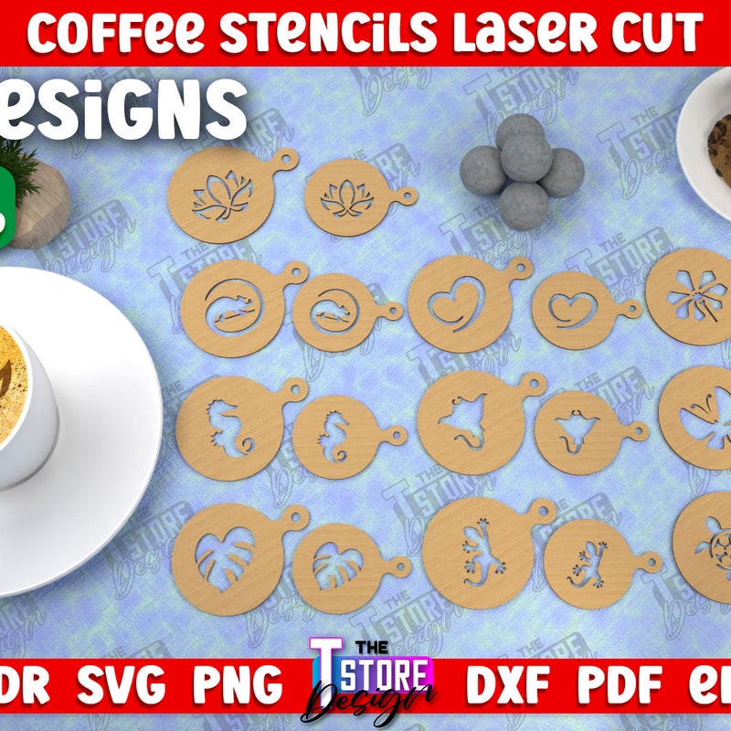 Custom Coffee Stencil - Etsy