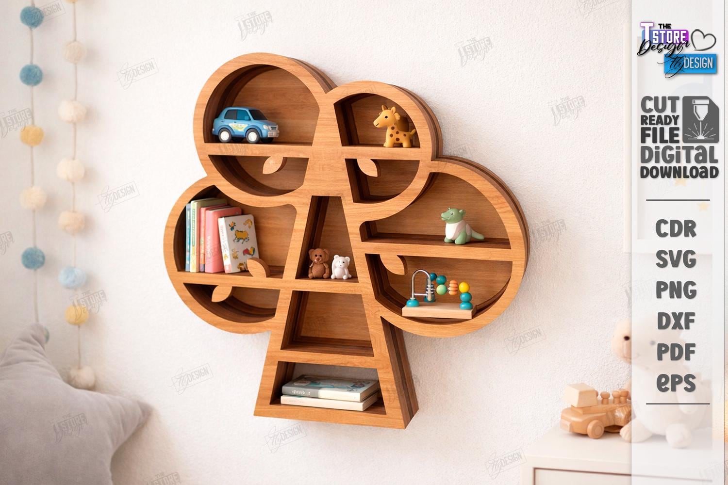 Wooden Wall Shelf Laser Cut Bundle, Farmhouse Shelf, Decorative Wall ...