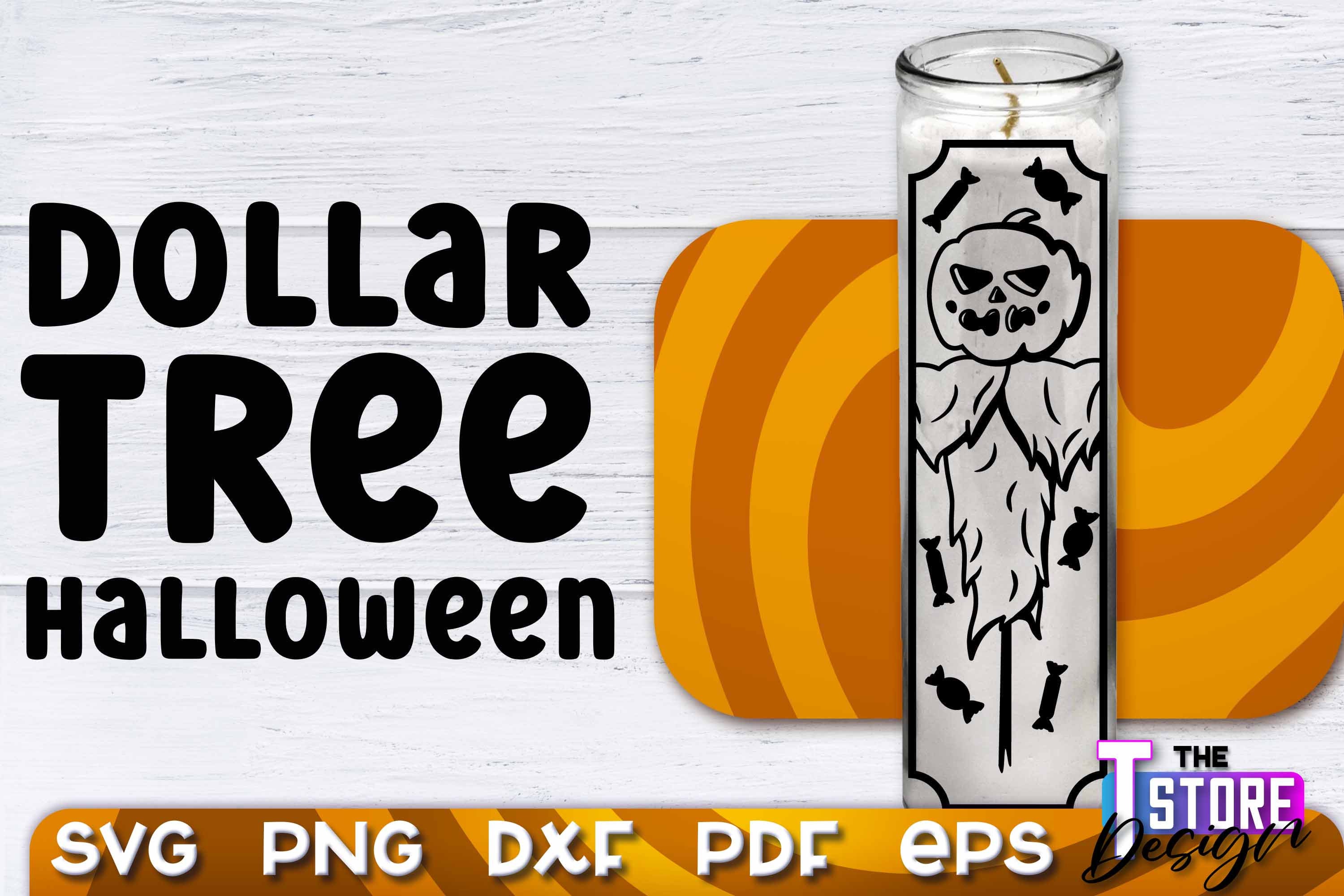 Dollar Tree Candle SVG Halloween SVG Bundle Halloween - Etsy