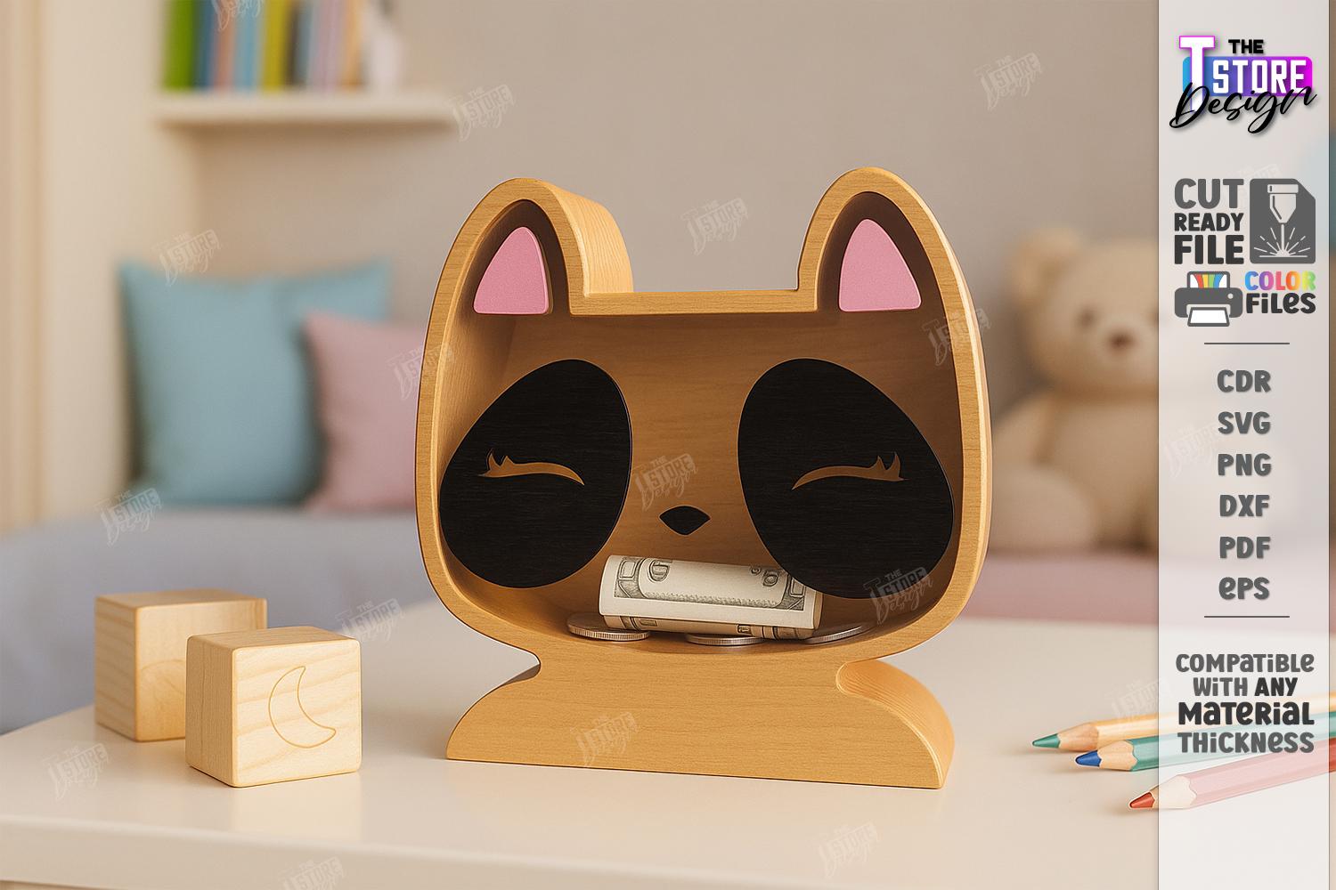 3d Animal Money Boxes Laser Cut Bundle, Animal Piggy Bank Svg, Kids ...