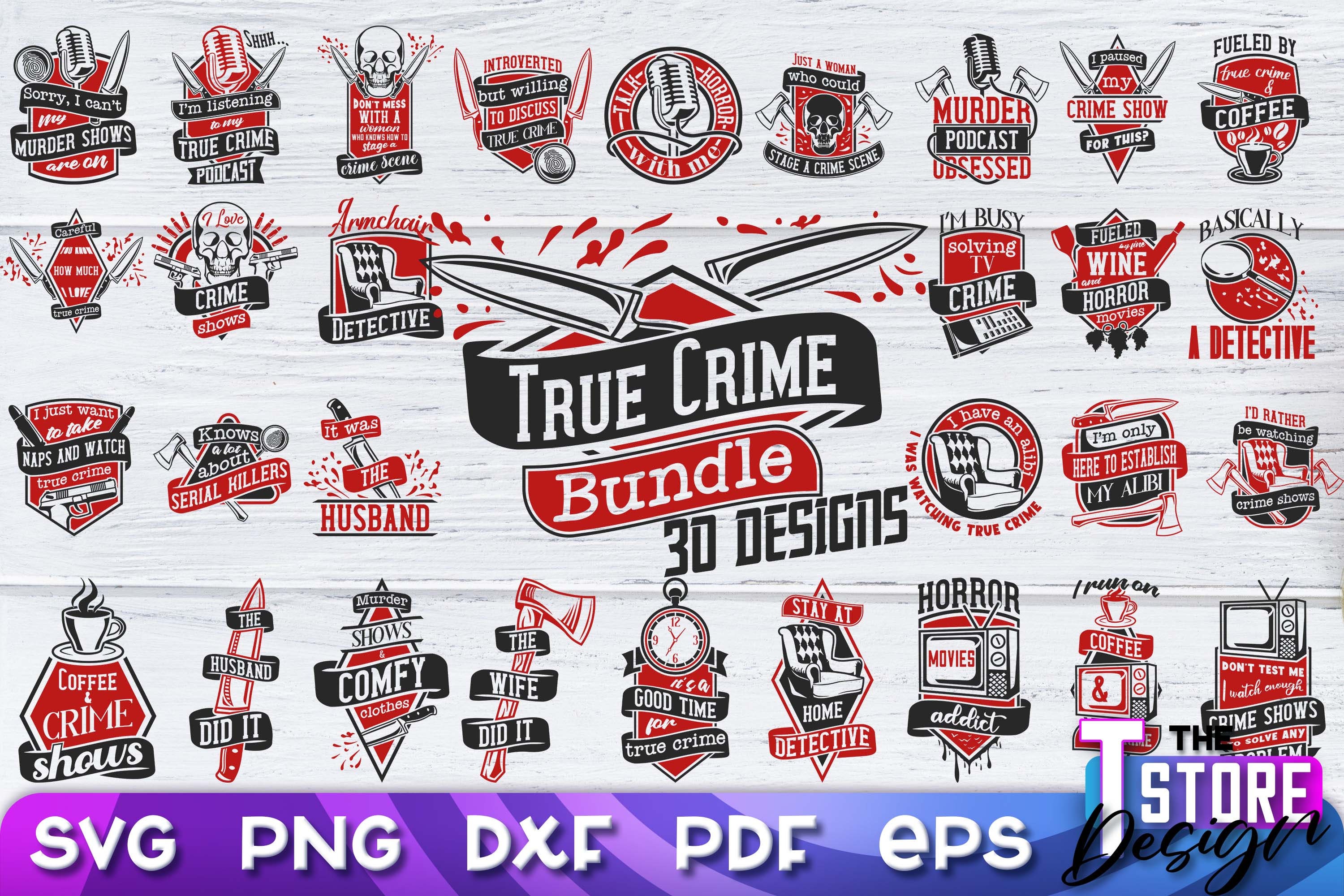 True Crime SVG Bundle Crime Scene SVG Crime Shows Quotes - Etsy Canada